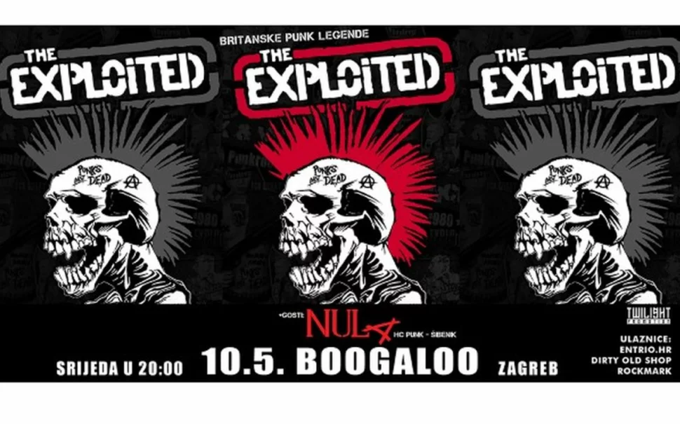 'Punk's not dead'! Legendarni The Exploited stiže u Boogaloo