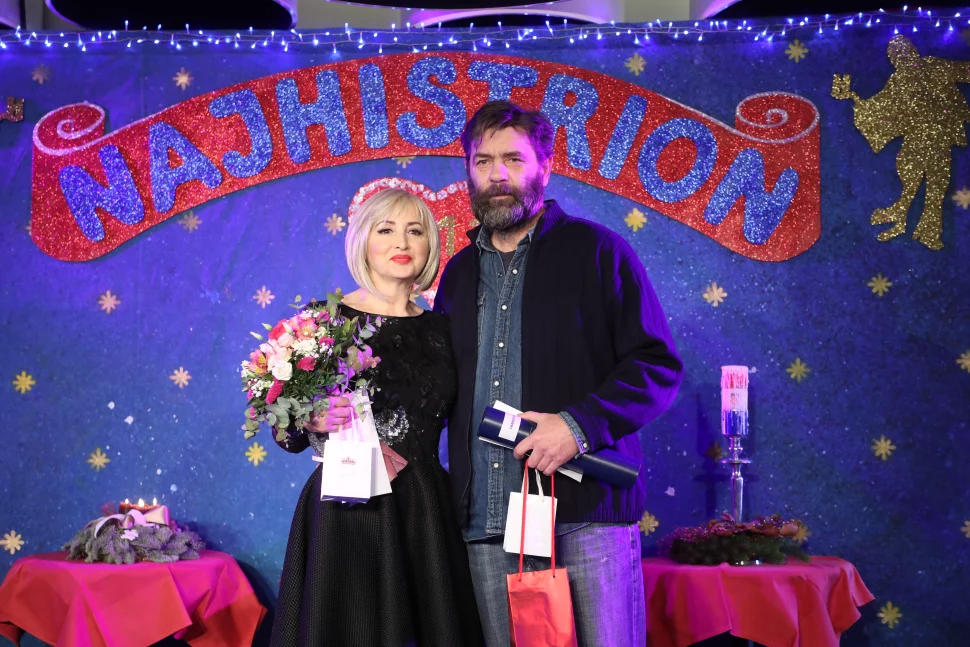 Glumci Ankica Dobrić i Franjo Kuhar Najhistrioni 2017.