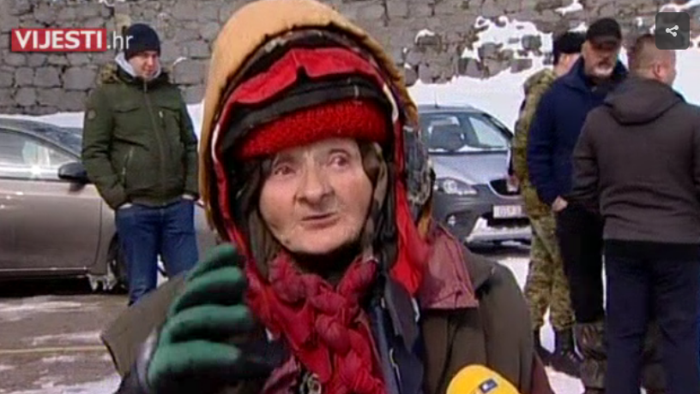 Hrvatska vojska probila se i do legendarne babe Milke, kaže - smeta snijeg