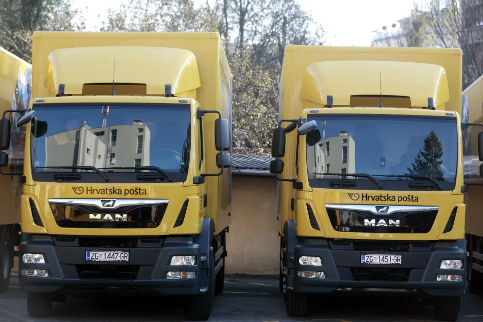 Hrvatska pošta dobila 17 novih teretnih vozila