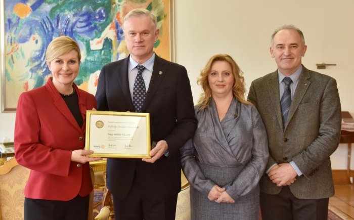 Predsjednici dodijeljeno visoko priznanje zbog potpore djelovanju ...