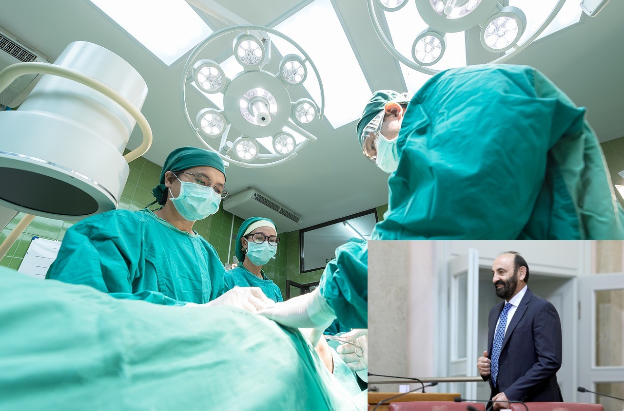 Prepilio si šaku, liječnički tim pod vodstvom saborskog zastupnika ...