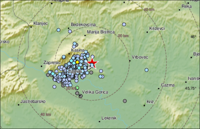 PRVI PUT U POVIJESTI Seizmološki centar dobio 600 dojava o potresu magnitude 1,5 po Richteru