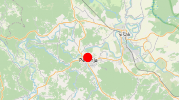 TLO SE NE PRESTAJE TRESTI Potres kod Petrinje magnitude 3,8 TLO SE NE PRESTAJE TRESTI Potres kod Petrinje magnitude 3,8