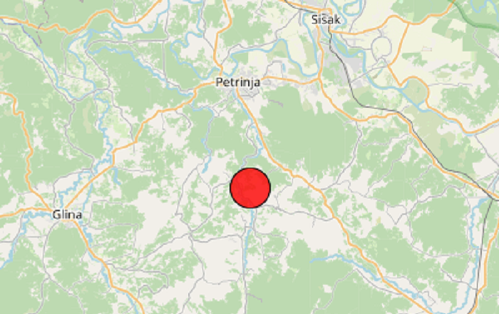 Potres magnitude 3,5 po Richteru probudio Banovinu