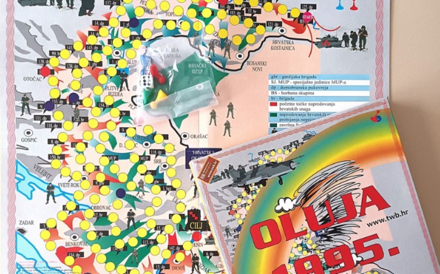 Figuricu trebate dovesti do Knina: Znate li za društvenu igru 'Oluja ...