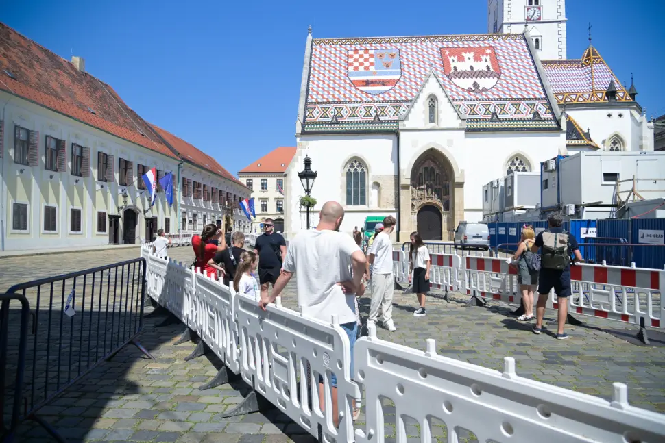 Napokon možete prošetati Markovim trgom u Zagrebu - ali evo do kada